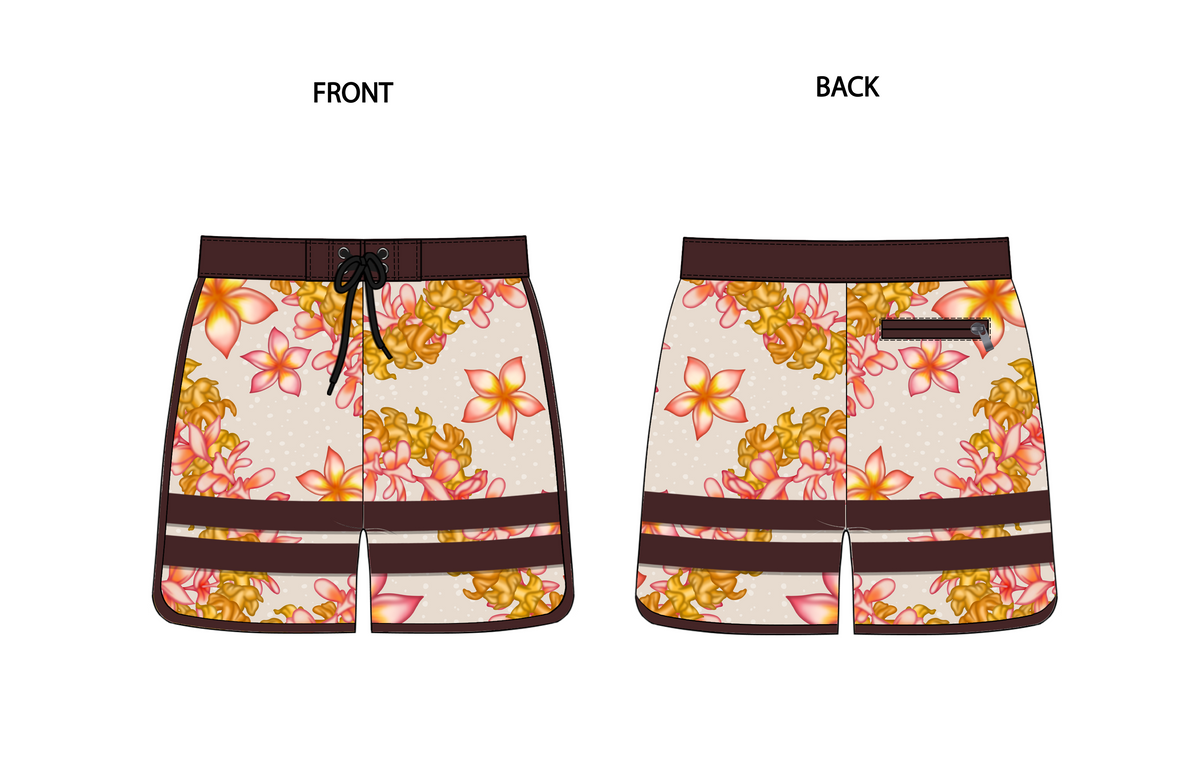 Keiki Pua Board shorts – Evameleswimwear